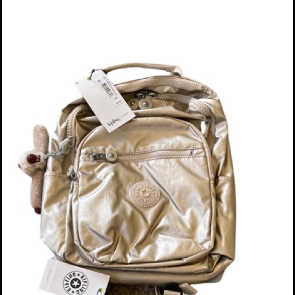 Kipling | Bags | Kipling Seoul Small Metallic Backpack | Poshmark